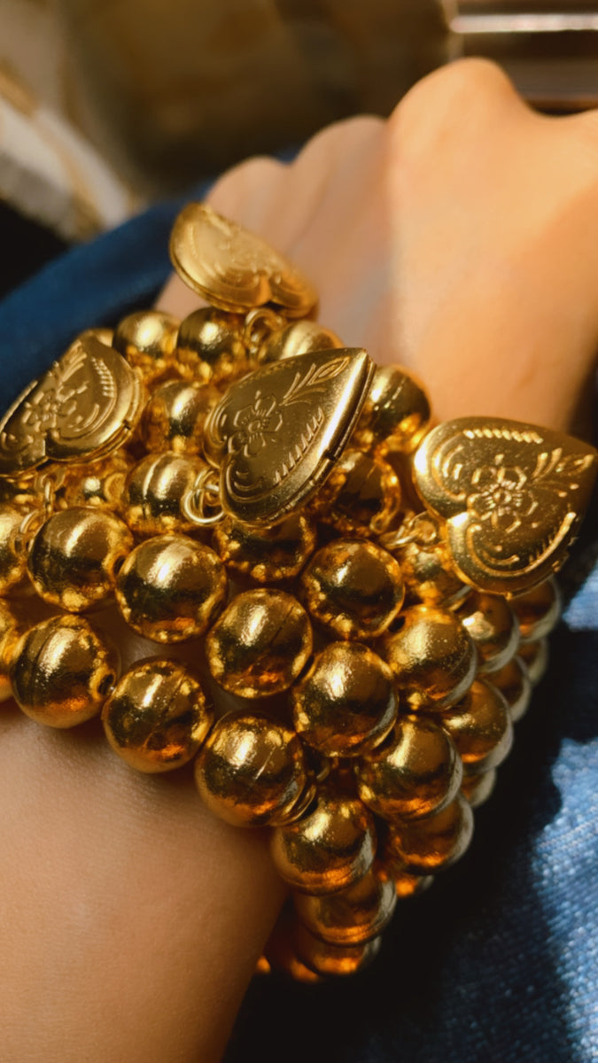 Engraved Heart bracelet – Simran Chhabra