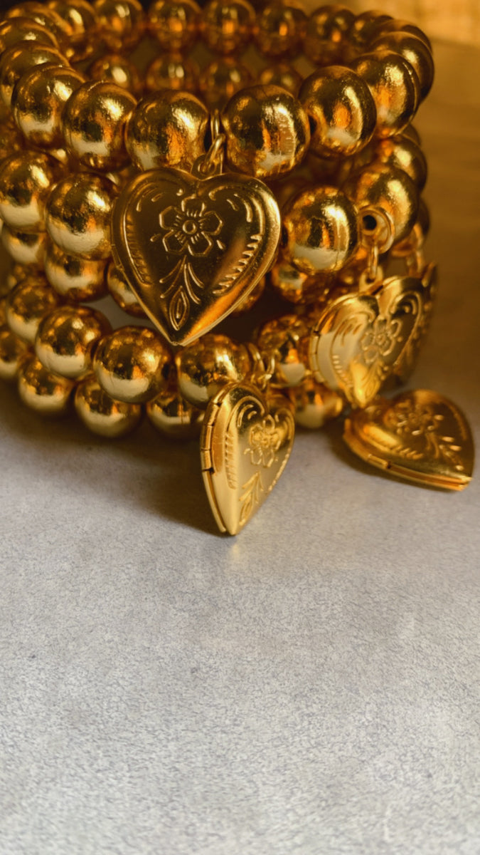 Engraved Heart bracelet – Simran Chhabra